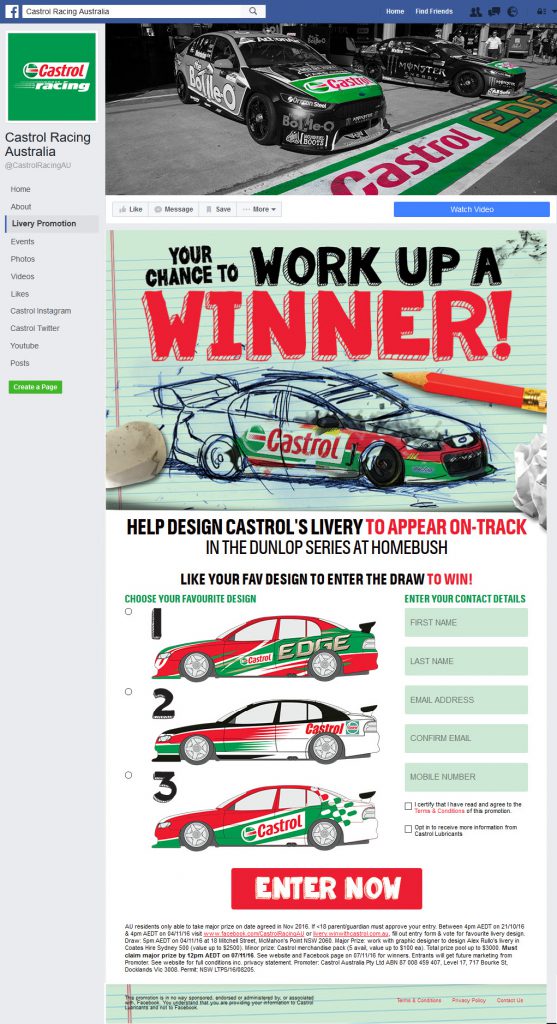 Castrol Livery Promotion - mobius